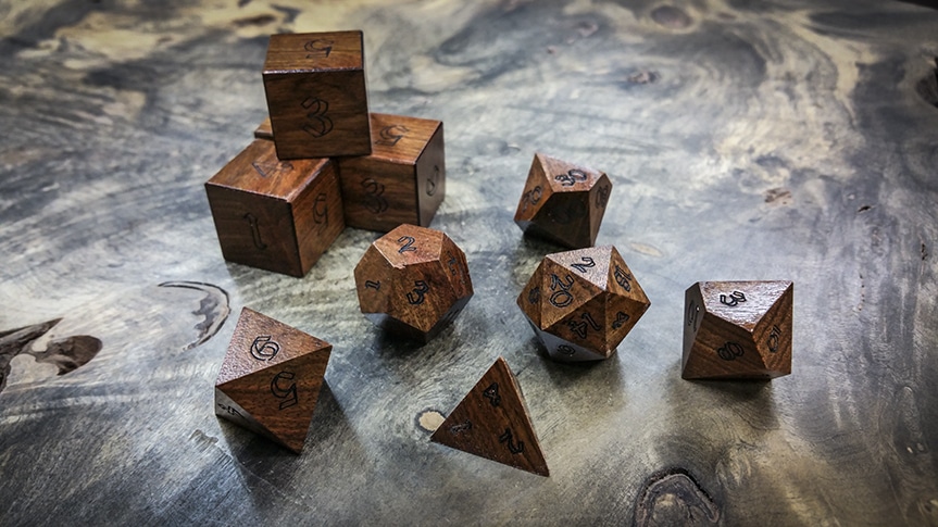 Black Poisonwood (Caribbean Rosewood) | Artisan Dice