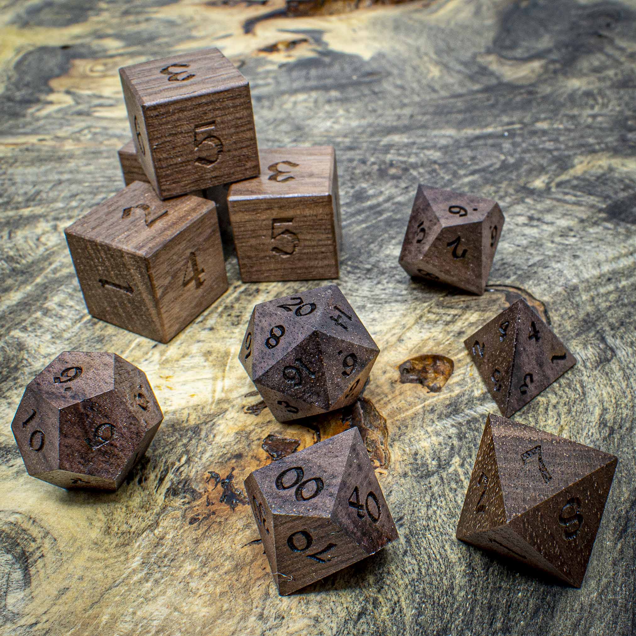 Black Walnut | Artisan Dice
