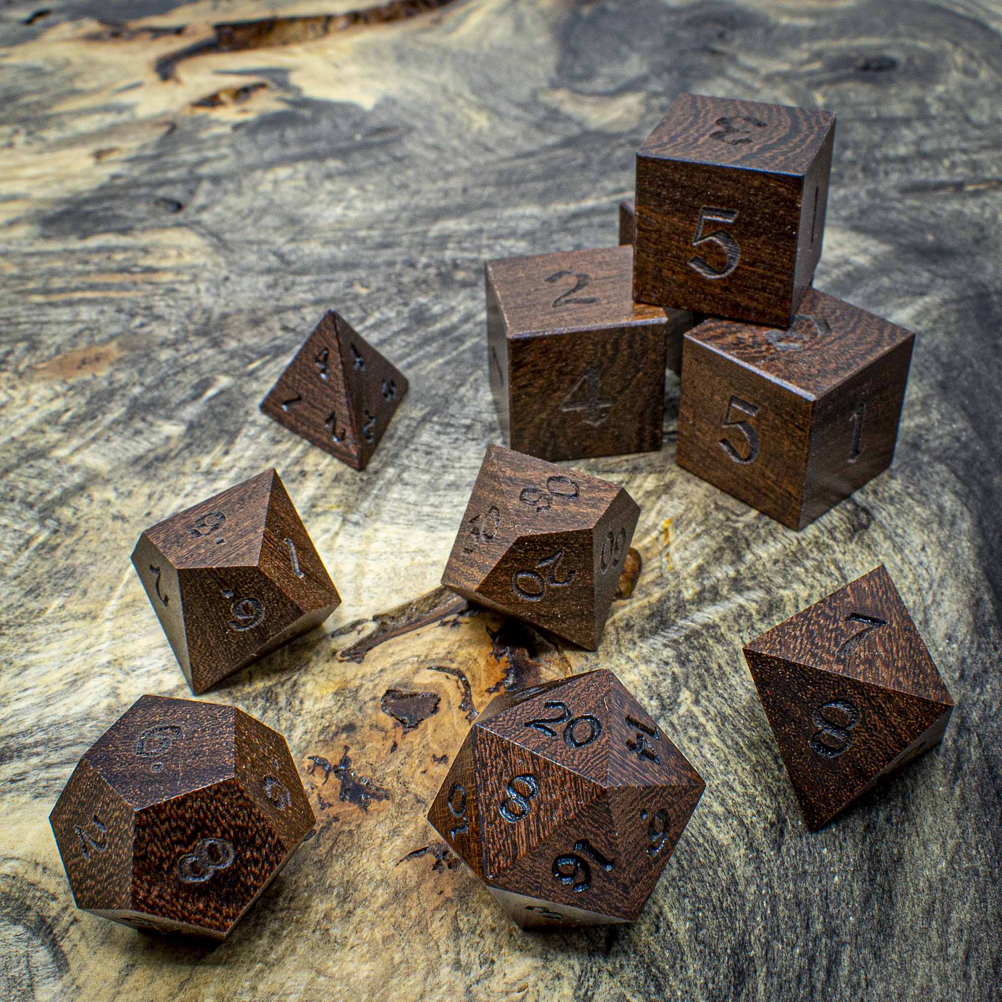 Brown Ebony | Artisan Dice