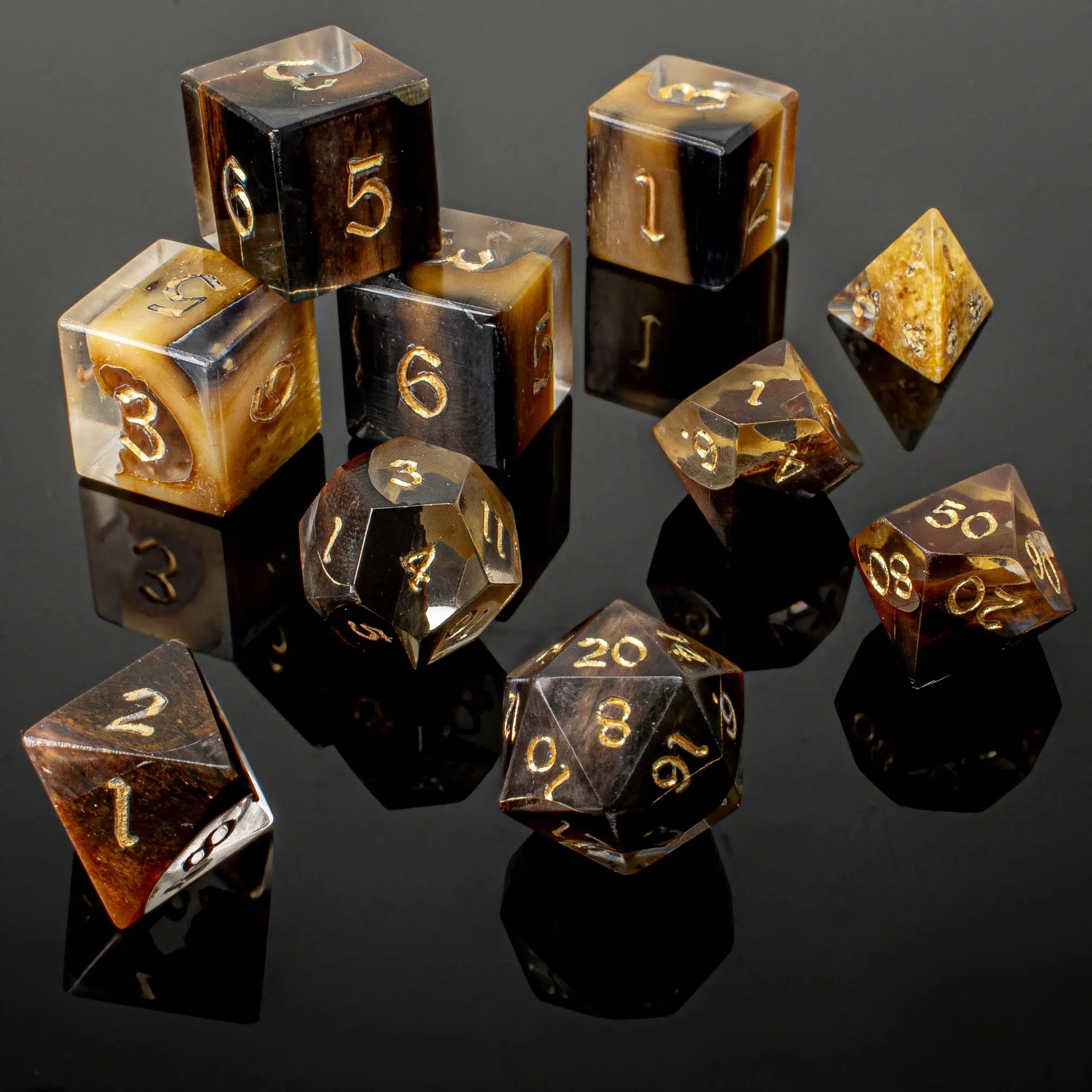 Kudu Bone Dice | Artisan Dice
